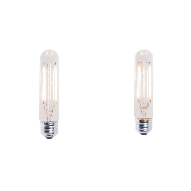 Bulbrite Industries 25 Watt Equivalent, T9 LED, Dimmable Light Bulb, Warm White (2700K) E26 ...